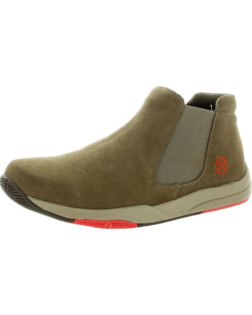 Roper Clearcut Romeo Cushioned Footbed Leather Chukka Boots in Green ...