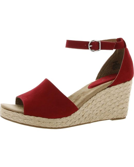 Style & Co. Seleene Wedge Sandals in Brown | Lyst