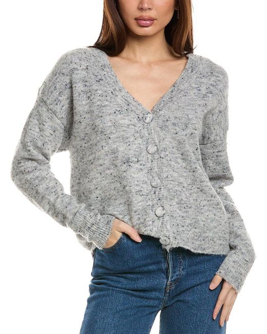 ANNA KAY Papillon Cashmere-Blend Cardigan in Gray | Lyst