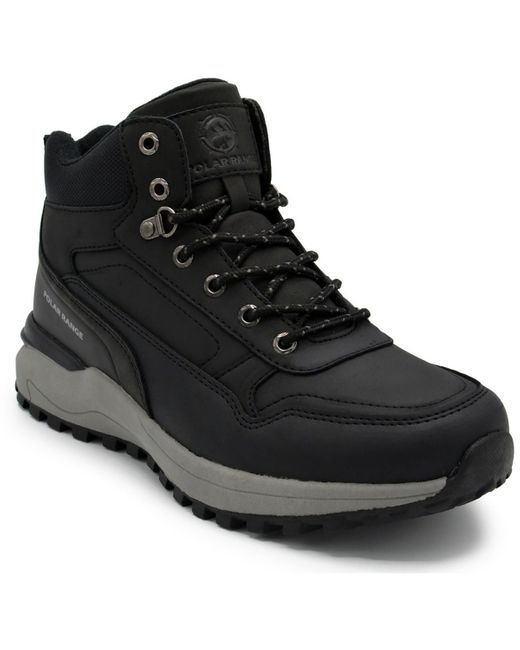 Polar Range Vulcan Lace-Up Manmade Work & Safety Boots in Black for Men ...