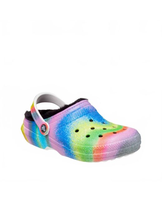 Crocs™ Classic Lined Spray Dye Clogs in Blue for Men | Lyst