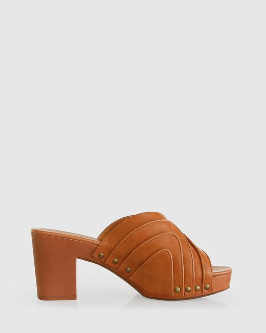 Belle & Bloom Wild Thoughts Clog Mule in Brown | Lyst