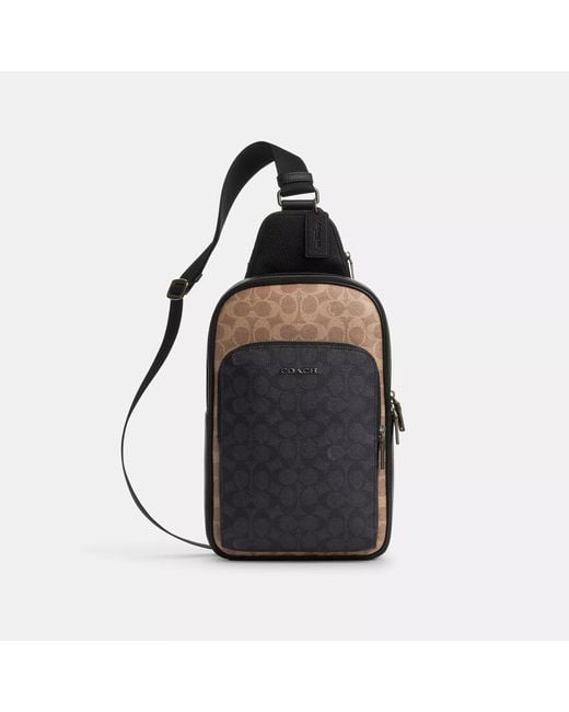 COACH Ethan Pack in Black | Lyst