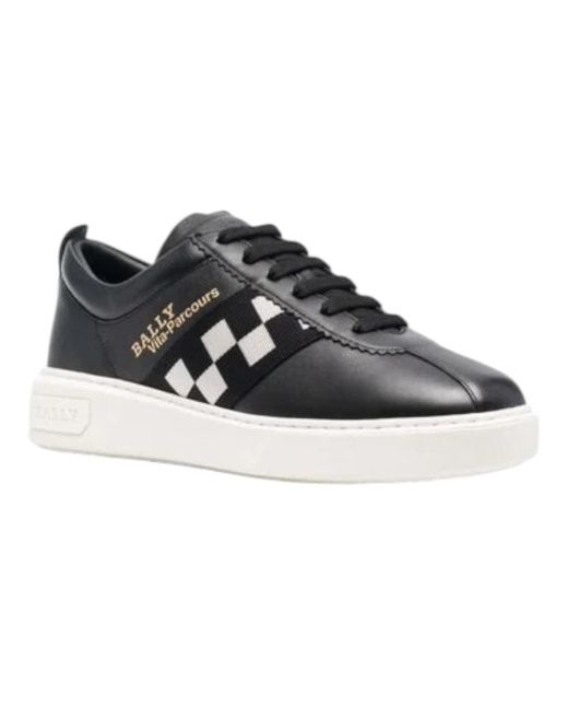 Bally Vita Parcours 6239633 Calf Plain Leather Sneakers in Black for ...