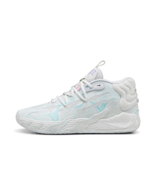 PUMA X Lamelo Ball Mb.03 Iridescent Basketball Shoes in White for Men ...