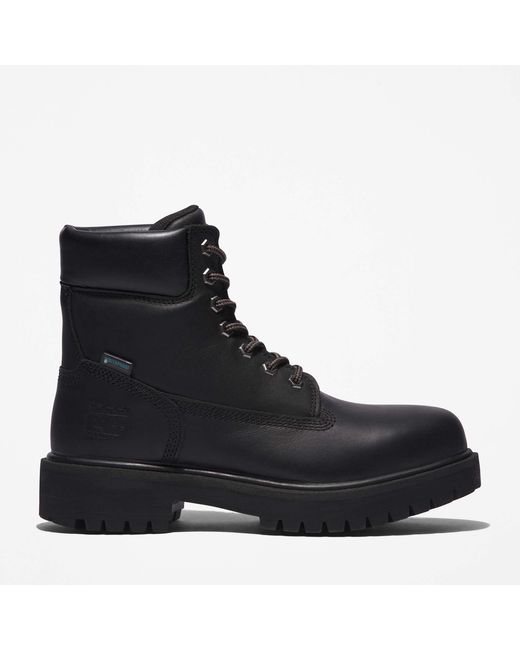 Timberland Direct Attach 6" Waterproof Work Boot in Black for Men | Lyst