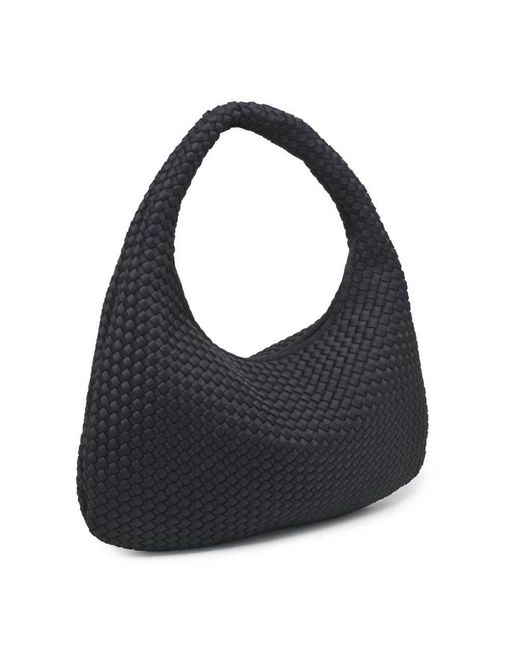 Sol And Selene Large Woven Hobo Bag in Black | Lyst