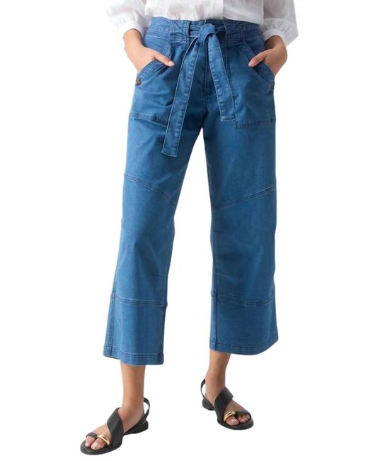 Sanctuary Reissue 90's Sash Semi High-Rise Pants in Blue | Lyst