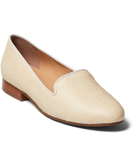 Jack Rogers Ginny Leather Slip-On Loafers in White | Lyst