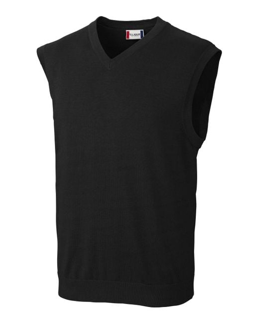 Clique Imatra V-Neck Sweater Vest in Black for Men | Lyst