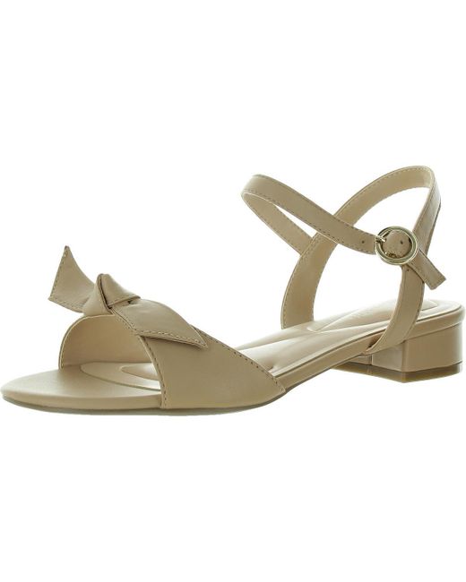 Easy Spirit Ginova Strappy Faux Leather Slingback Sandals in Metallic ...