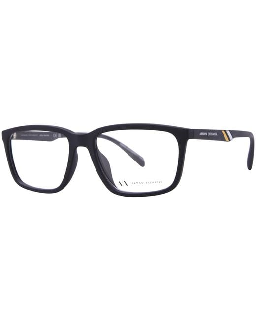 ARMANI EXCHANGE Ax3089U Square Eyeglasses in Black for Men | Lyst