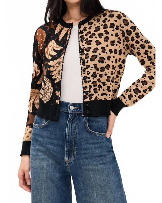 Farm Rio Leopard Cardigan