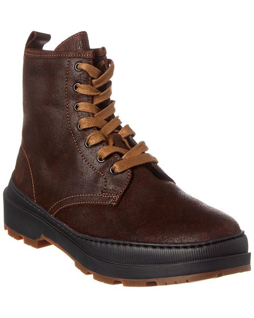 Camper Waxy Faro Leather Boot in Brown for Men | Lyst