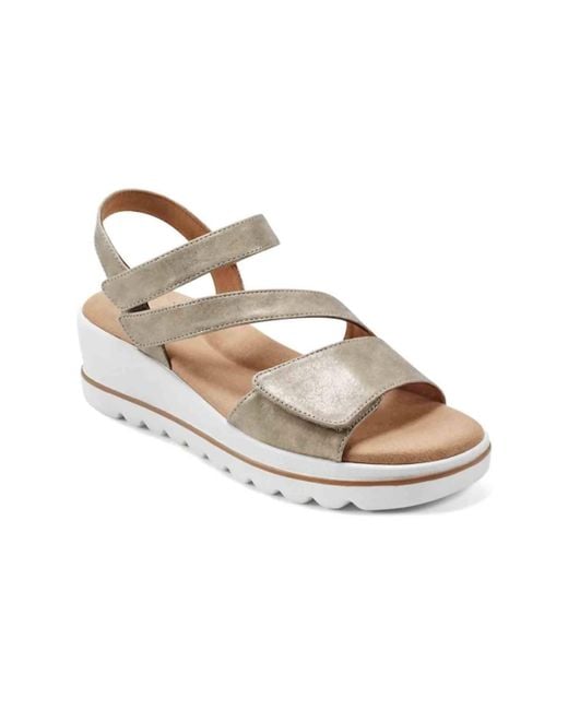 Easy Spirit Shirley Sandals in Metallic | Lyst