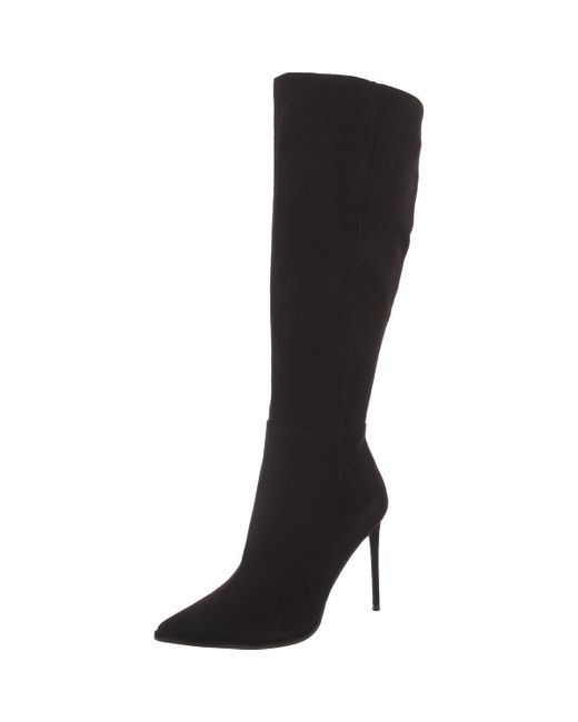Steve Madden Occasion Tall Pull On Knee-High Boots in Black | Lyst