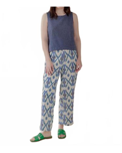 Mata Traders Tabitha Straight Leg Pants in Blue | Lyst