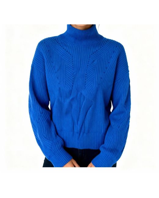 Aqua Cashmere Sweater in Blue | Lyst