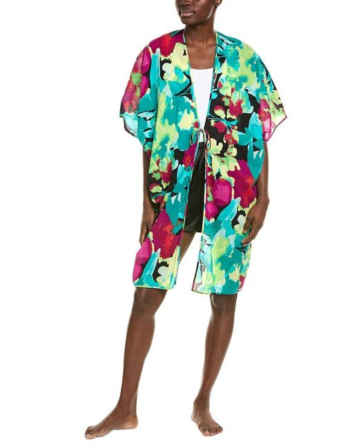 Natori Suisai Getaway Gauze Wrap in Green | Lyst