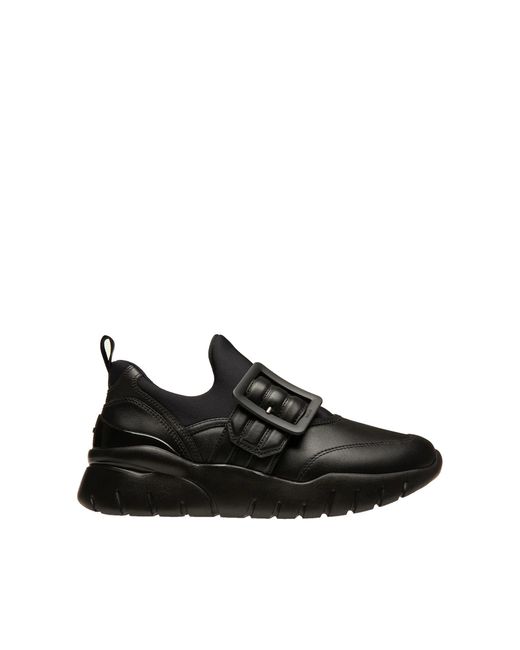 Bally Brinelle 6239651 Calf Plain Leather Sneakers in Black | Lyst