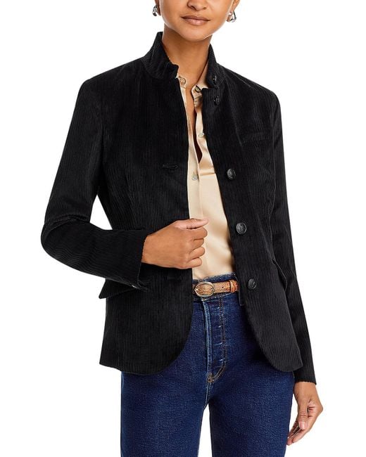 Rag & Bone Slade Corduroy Suit Separate Collarless Blazer in Blue | Lyst