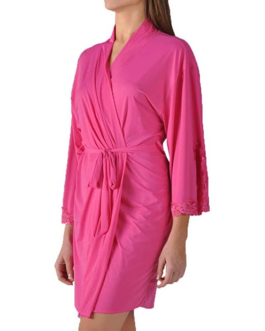 RHONDA SHEAR Shear Robe in Pink | Lyst