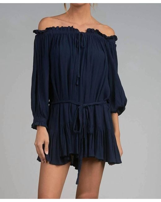 Elan Theo Dress in Blue | Lyst