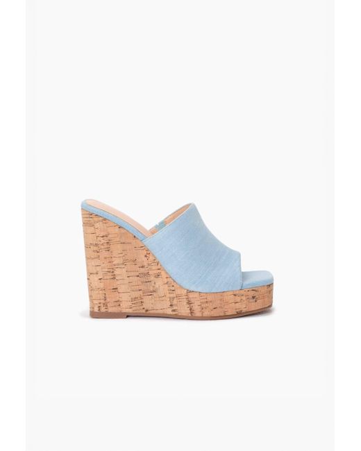 Billini Enora Wedge in Blue | Lyst