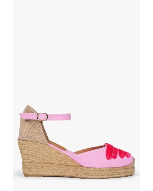 Penelope Chilvers Mary Jane Espadrille in Pink | Lyst