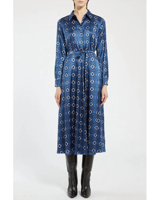 Marella Gary Dress in Blue | Lyst