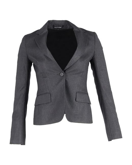Theory Blazer in Black | Lyst