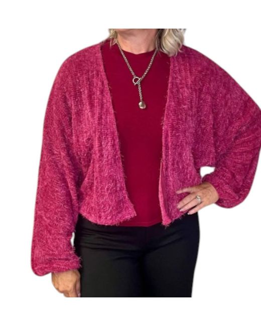Sadie & Sage Ronan Mock Neck in Red | Lyst