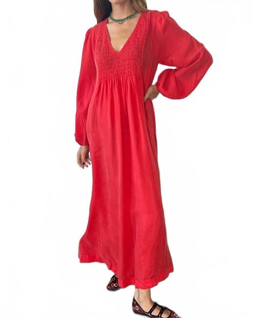 Ciao Lucia Mira Maxi Dress in Red | Lyst