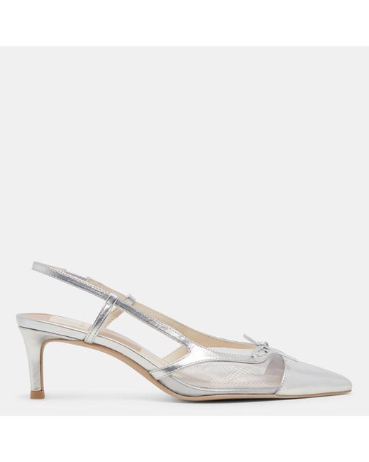 Dolce Vita Kandi Heels Mesh in White | Lyst
