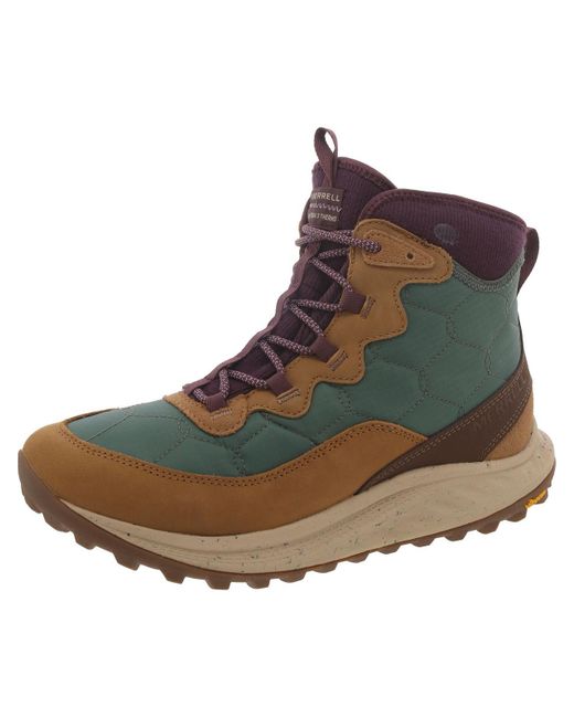 Merrell Antora Quilted Waterproof Winter & Snow Boots in Brown | Lyst