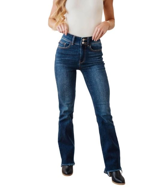 Judy Blue High Rise Bootcut Jeans in Blue | Lyst