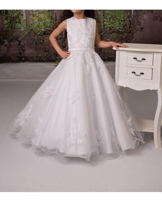 Sweetie Pie Collection Communion Dress in Gray | Lyst