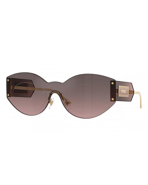 Versace Geometric Rimless, With A Frame And Gradient With Mirror Lens ...