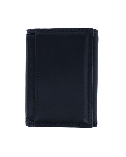 Buxton Rfid Nappa Leather Removable Id Trifold Wallet in Blue for Men ...