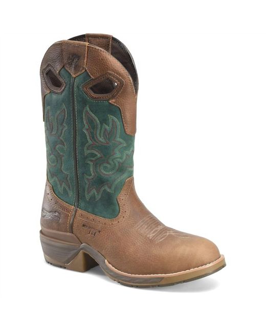 Double H Boot Censure Comp Toe Western Boots in Green for Men | Lyst