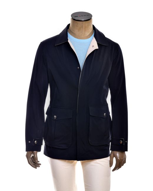 Kiton Kired Rudi 2 Nylon Jacket in Blue for Men | Lyst