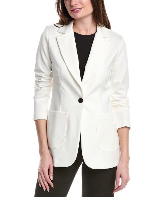 Joseph Ribkoff Blazer in White | Lyst