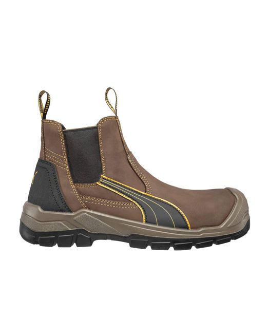 PUMA Tanami Mid Safety Composite Toe Work Shoes in Brown for Men | Lyst