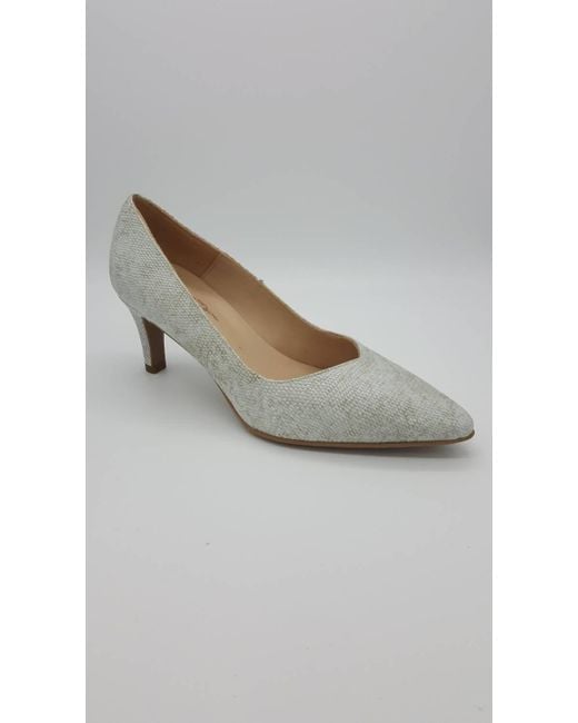 Brenda Zaro Benett Heels in Gray | Lyst