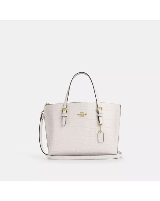 COACH Mollie Tote Bag 25 in White | Lyst