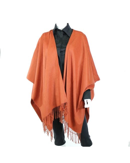 Portolano Ruana in Orange | Lyst