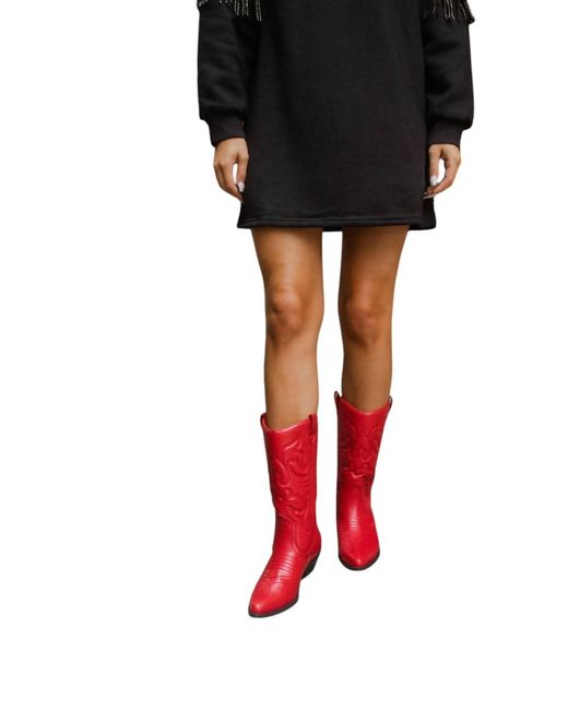 Fortune Dynamic Western Boot in Black | Lyst