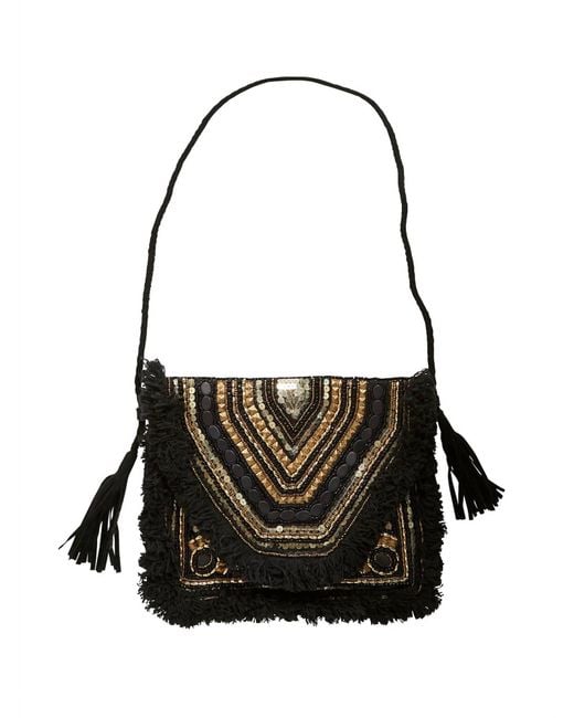 NÜ Umi Fringe Bag in Black | Lyst