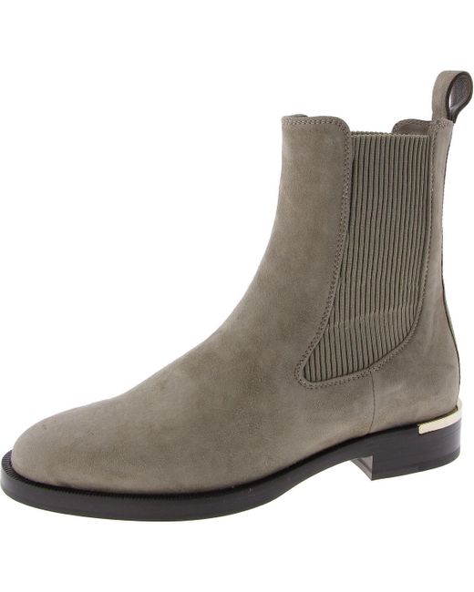 Jimmy Choo Thessaly 20 Leather Short Chelsea Boots in Brown | Lyst