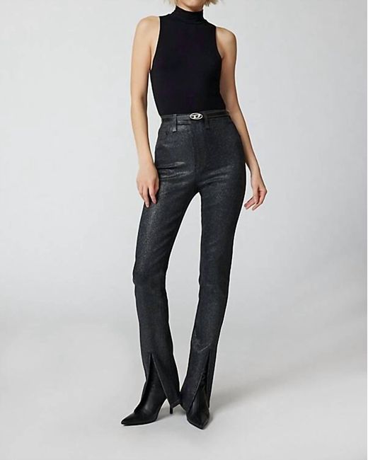 Pistola Colleen High Rise Slim Flare in Black | Lyst